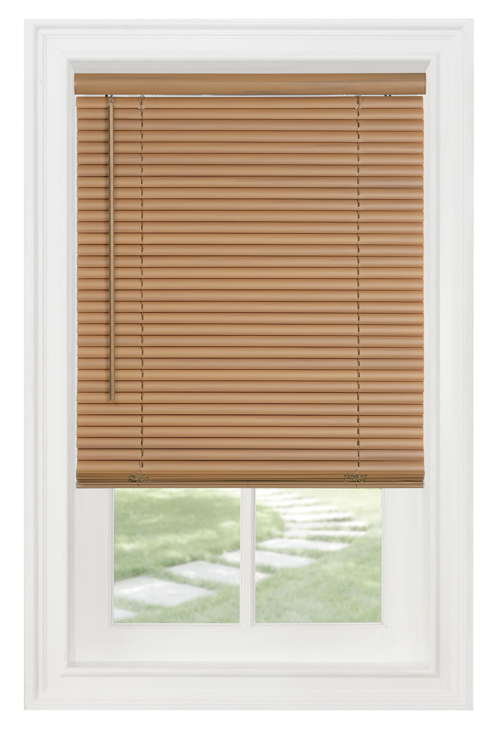 Window Blinds Mini Blind 1 Slat Vinyl Venetian Blinds Black White